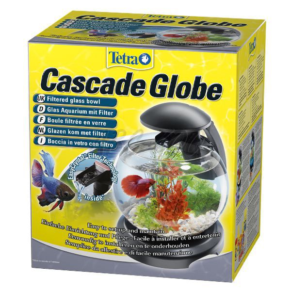 Tetra kugla za ribice Cascade Globe 6,8 L CRNA