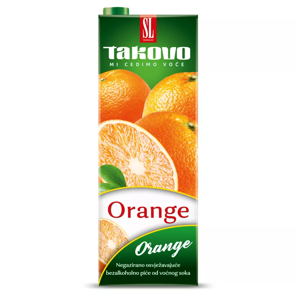 Pomorandža, osvežavajuće bezalkoholno piće 10%, 1,5l