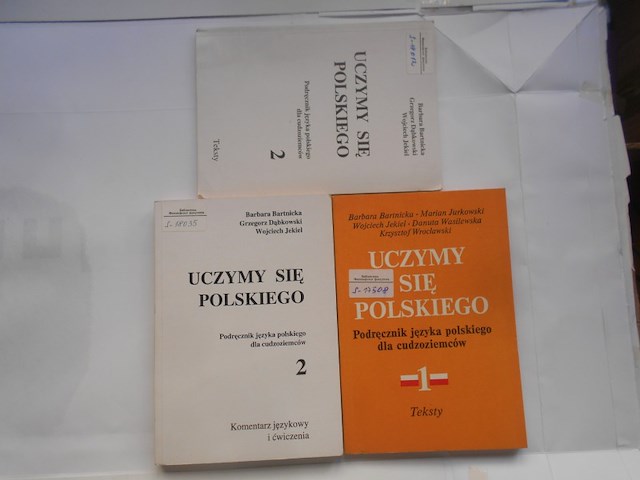 Poljski jezik,  3 knjige , poljski izdavač
