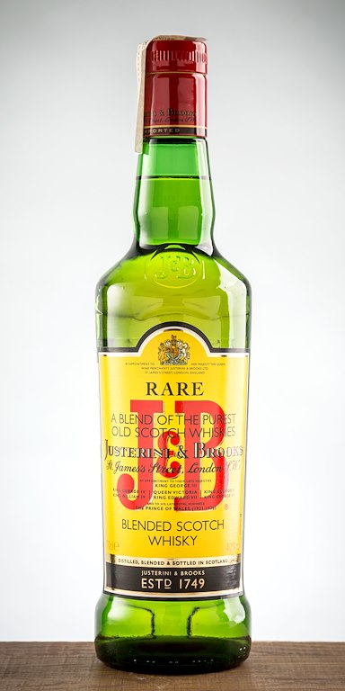 J&B Rare whisky