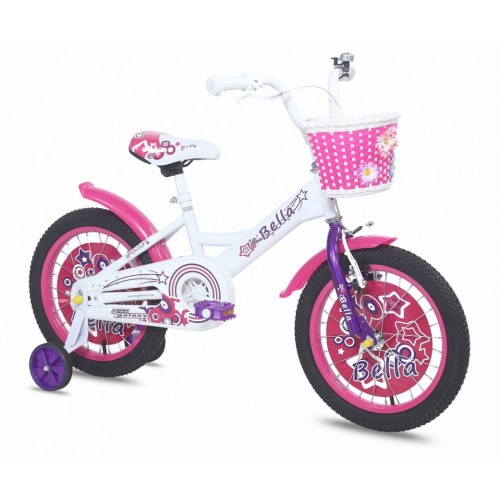 Dečiji bicikl Bella 16in bela-roza
