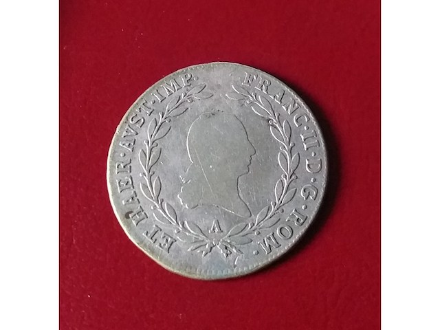 Franc II - 20 KREUZER 1806 A srebro