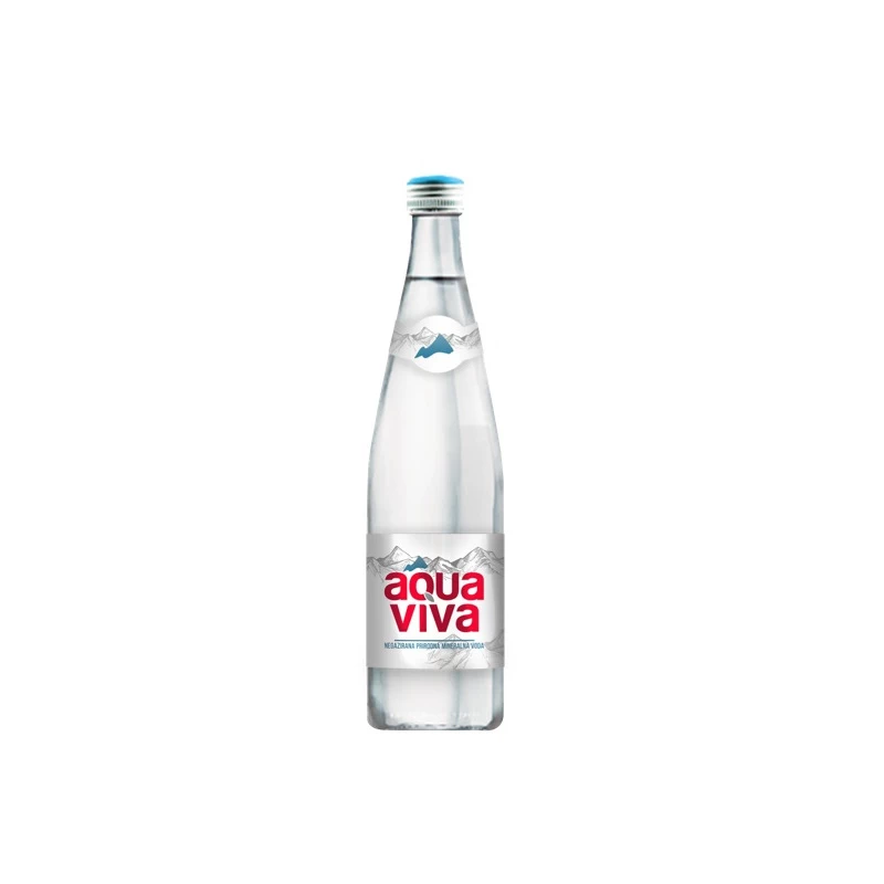 Mineralna Voda Aqua Viva 0.75L u staklenoj flaši u paketu od 12 komada