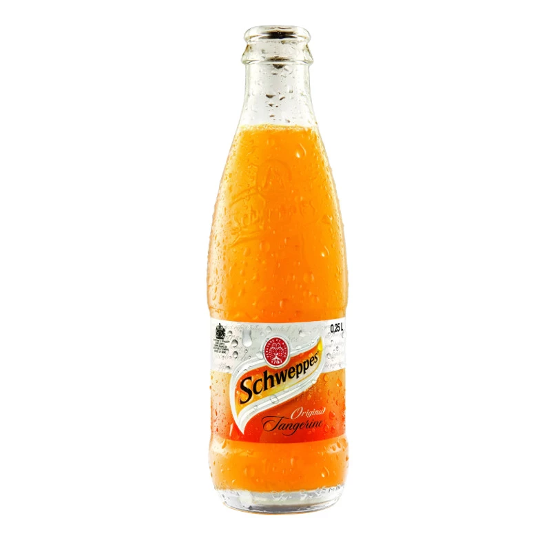 Schweppes Tangerine 0.25L u staklenoj povratnoj flašici - 24 komada
