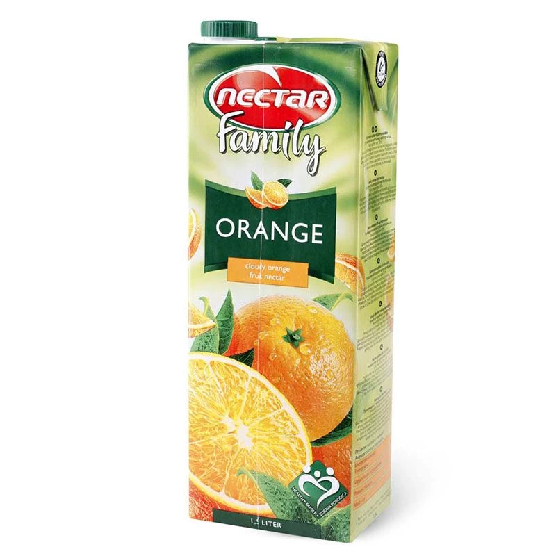 Paket Nectar Family Pomorandža 1.5L u Tetrapaku - 8 komada