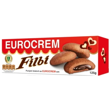 Filbi Eurokrem keks Swisslion Takovo 125gr