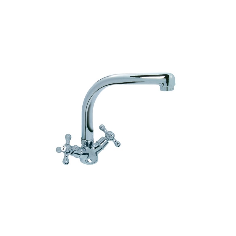 Baterija za sudoperu, lavabo izliv 180mm Rosan N23101