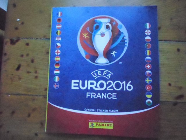 UEFA EURO 2016 FRANCA ALBUM  SA OKO 509 SLIČICA RETKO