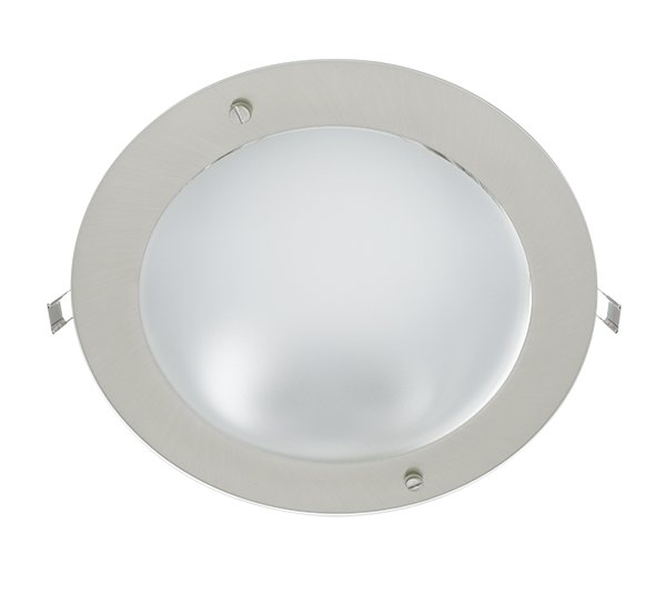 LED SPOT LAMPA GL203 + 2XLED SIJALICA 9W 2700K SATENSKI NIKL