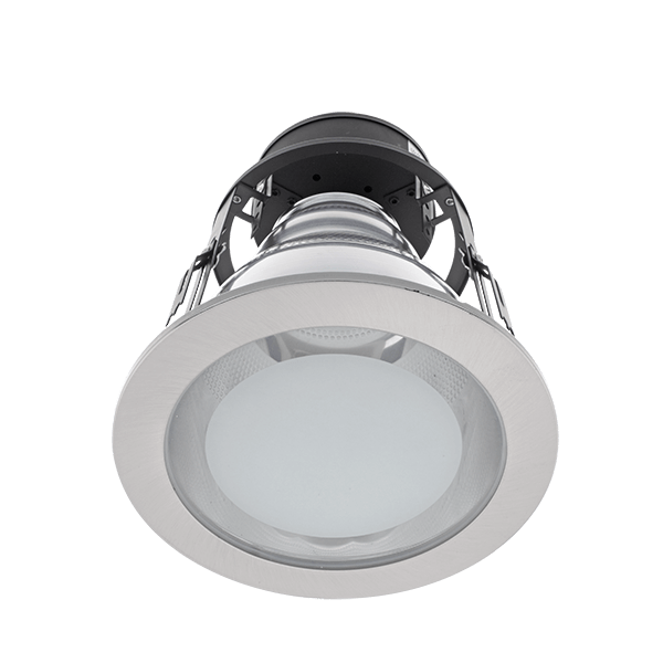 LED SPOT LAMPA GL120/6 + 1XLED SIJALICA 9W 2700K SATENSKI NIKL