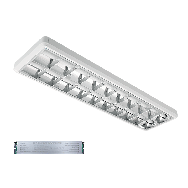 LENA-V SA LED CEVIMA(1200MM) 2X18W 6400K NADGRADNA 1195X295mm +BATERIJE+ PRETVARAČ