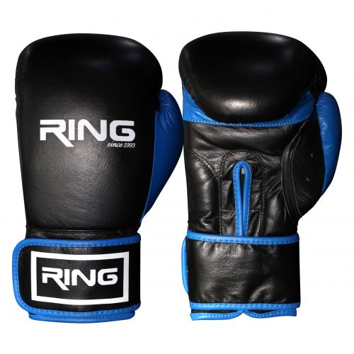 RING rukavice za boks 12 OZ kozne - RS 3211-12 blue (Rasprodato!)