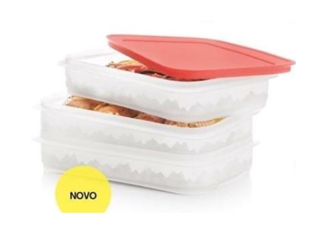 Tupperware Slozive posude za zamrzavanje 3x 675ml