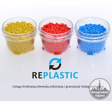 Otkup plastike,prodaja regranulata ( polipropilena,polietilena i tehničke plastike ) i novog materijala