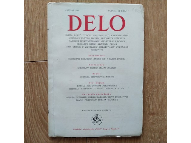 DELO januar 1960 broj 1