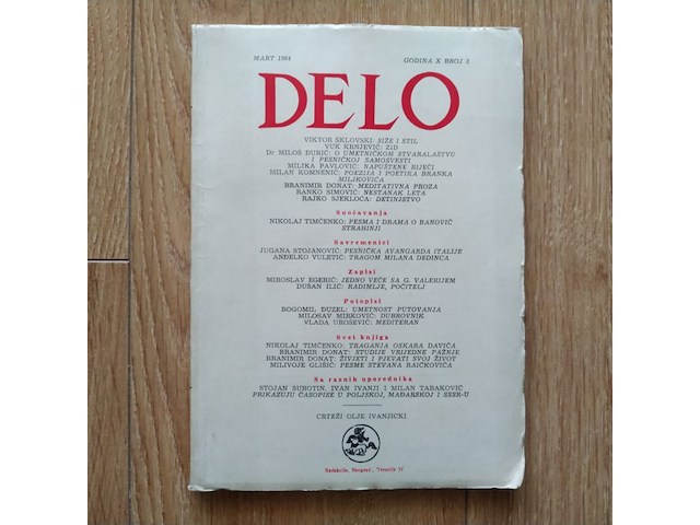 DELO mart 1964 broj 3