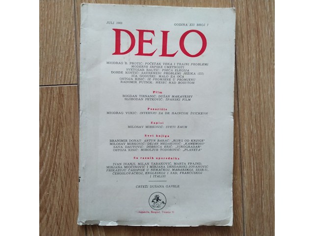 DELO juli 1966 broj 7