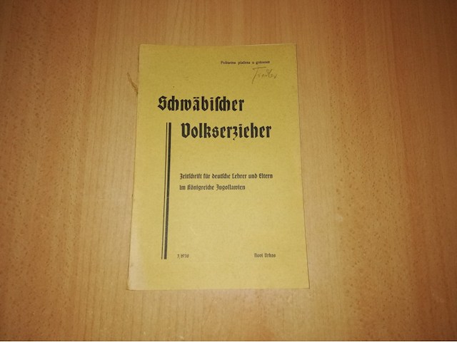 Schwäbischer Volkserzieher - Heft 3/1938