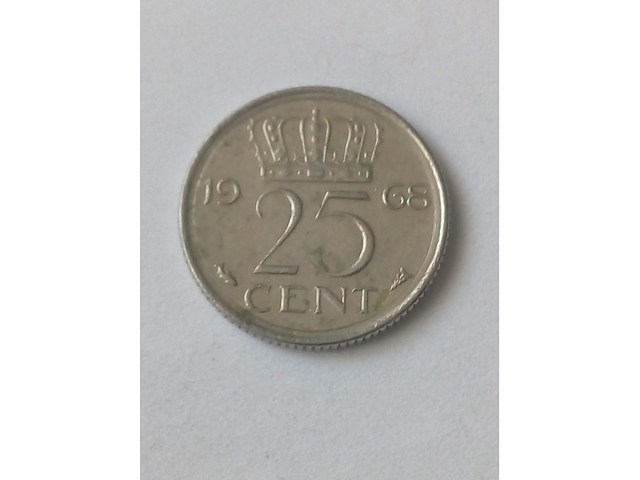 25 Cent 1968.g - Holandija -