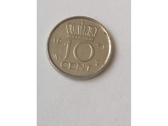 10 Cent 1971.g - Holandija -