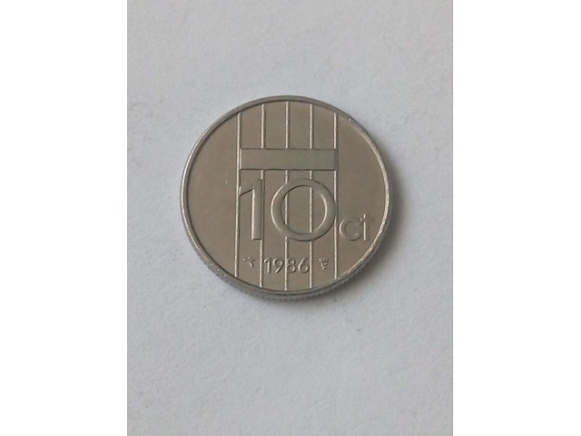 10 Cent 1986.g - Holandija - LEPA -