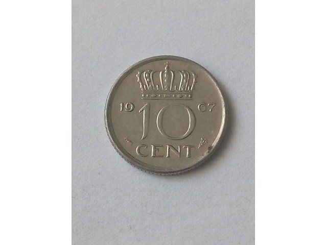 10 Cent 1967.g - Holandija -