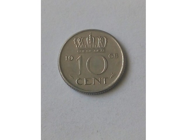 10 Cent 1968.g - Holandija -