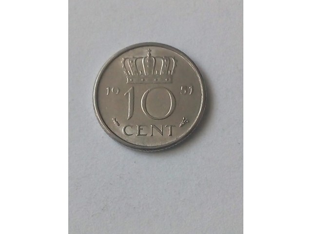 10 Cent 1951.g - Holandija -