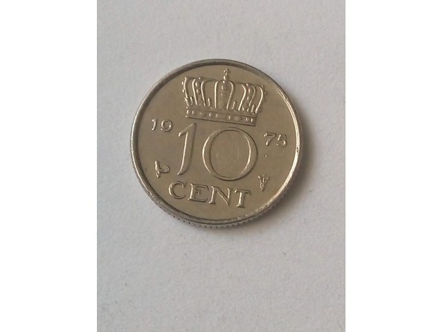 10 Cent 1975.g - Holandija -