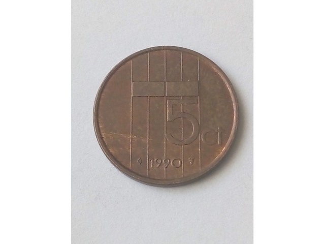 5 Cent 1990.g - Holandija -