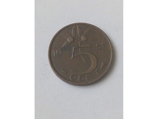 5 Cent 1957.g - Holandija -