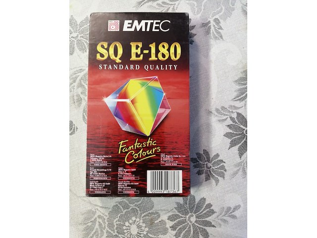 EMTEC SQ E180 VHS NOVA KASETA U FOLIJI