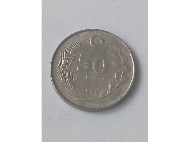 50 Lira 1986.g - Turska -