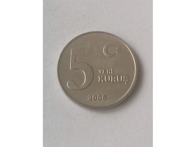 5 Yeni Kurus 2006.g - Turska -
