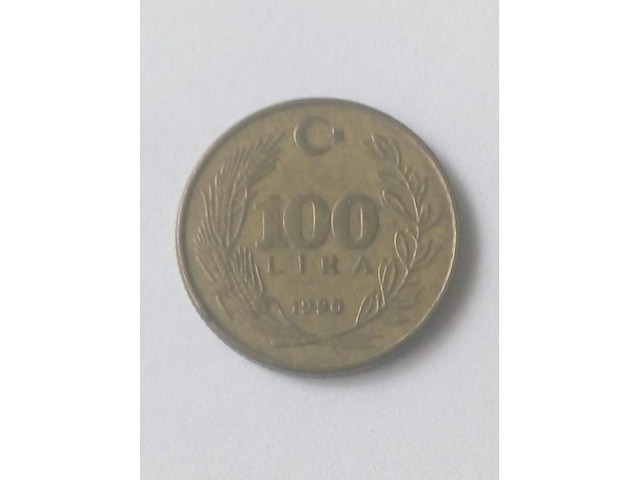 100 Lira 1990.g - Turska -