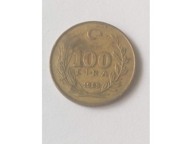 100 Lira 1989.g - Turska -