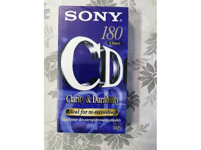 SONY CD E 180 VHS KASETA U FOLIJI