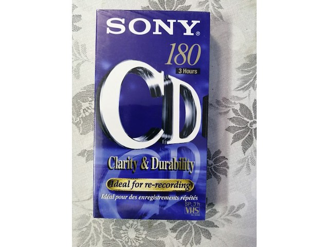 SONY CD E 180 VHS KASETA U FOLIJI