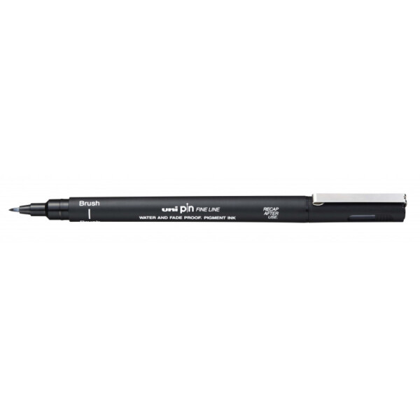 Uni-ball Pin Pen Brush Pigment Ink BR-200 Black