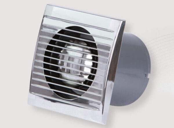 VENTILATOR SA KLAPNOM F120 – CHROM – CAPO CASA