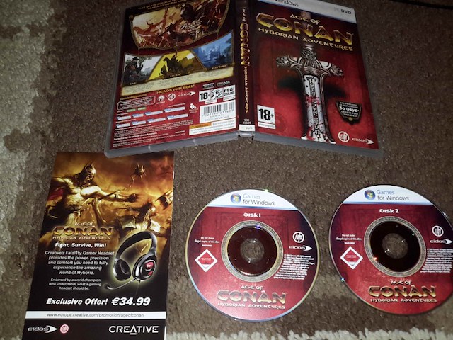 Age of Conan , Hyborian adventures 2DVDa