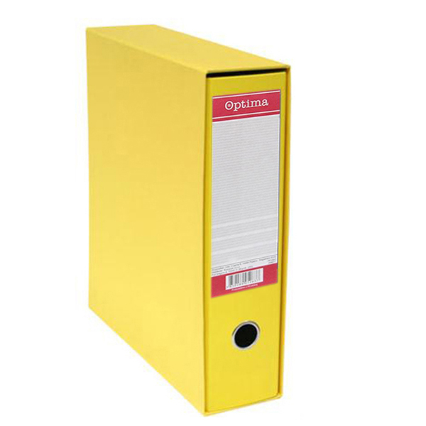 Registrator A4 standard žuti Optima 990013