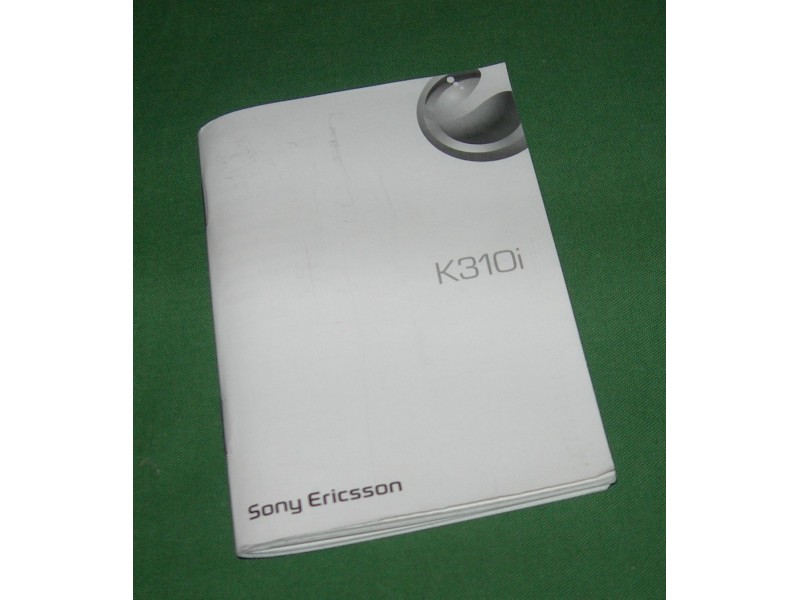 Sony Ericson K310i, uputstvo za upotrebu