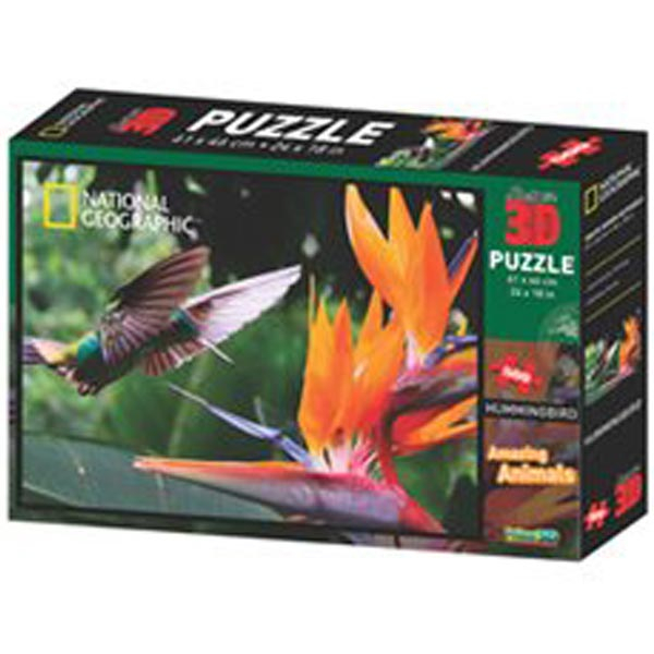 National Geographic - Amazing Animals Kolibri Super 3D Puzzle Prime 3D 500 delova 10164