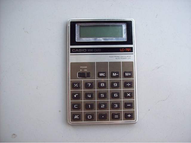 CASIO MINI - CARD LC-791 JAPAN