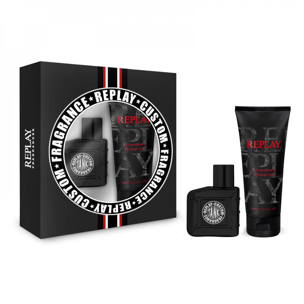 REPLAY #TANK CUSTOM SET 9REP01015 FOR MAN EDT 30ML+GEL ZA TUŠIRANJE 100ML