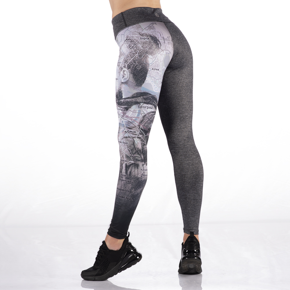 KEEP RUNNING MAP LEGGINGS