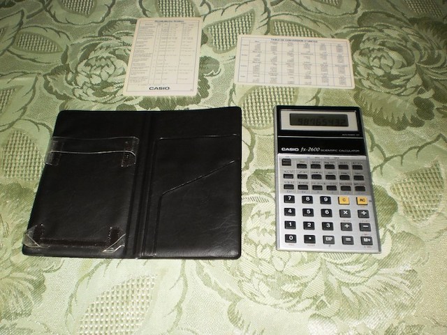 Casio fx-2600 - Scientific Calculator - 1980 godina