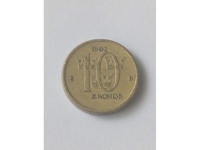 10 Kruna 1992.g - Švedska -
