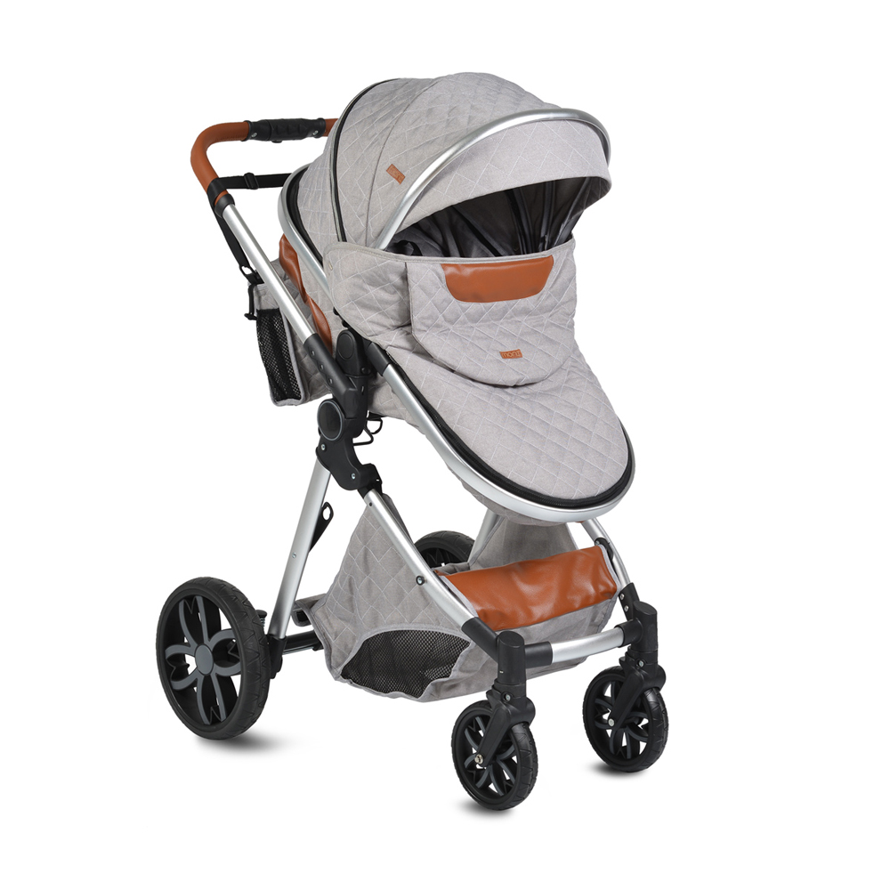 Cangaroo Kombinovana kolica za bebe Alma Light Grey CAN5482